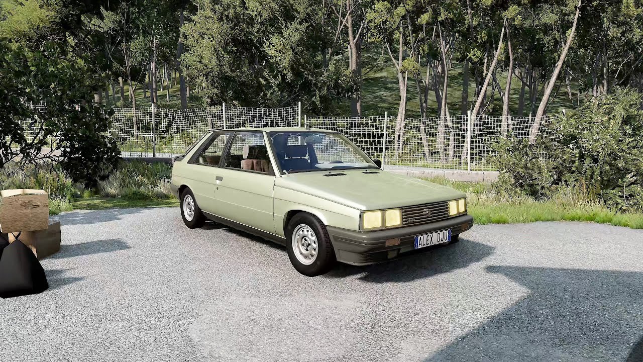 BeamNG.drive - Renault 11 TC 1.1 1981 - Car Show Test Drive Crash ...