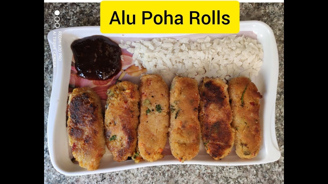 Alu Poha Rolls || అలు మరియు అటుకులు రోల్స్ || Quick Evening Snacks ...