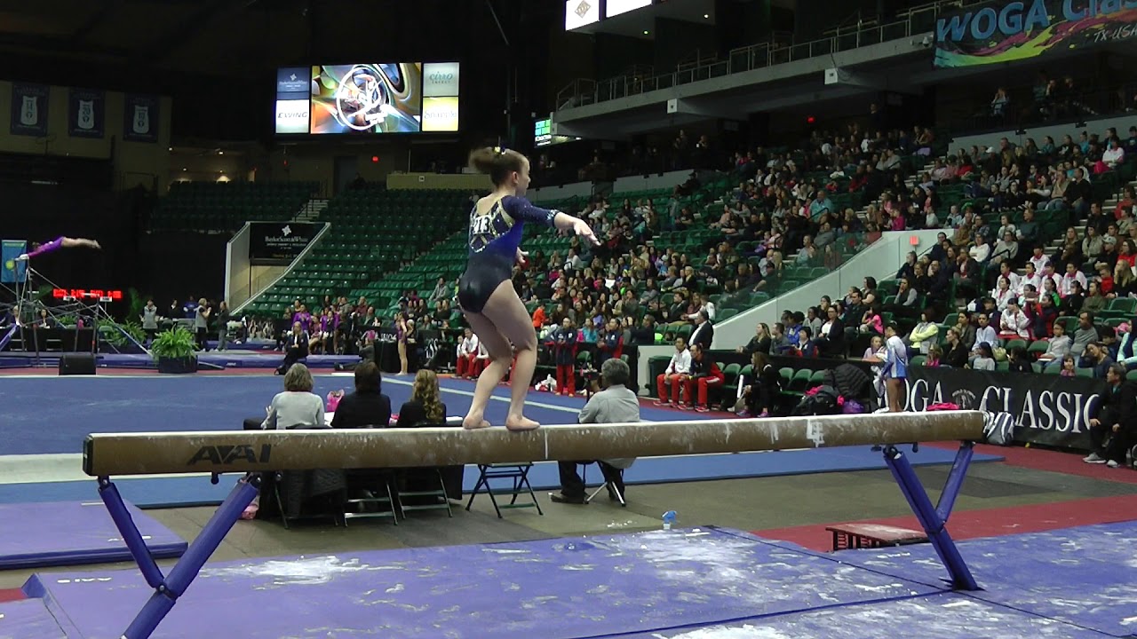 Sophia Butler Beam - 2018 WOGA Classic - YouTube