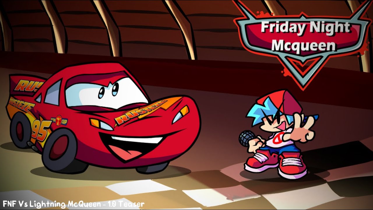 FNF Vs Lightning McQueen 1.0 - "Not Lightyear Mcqueen" Teaser Sprite ...