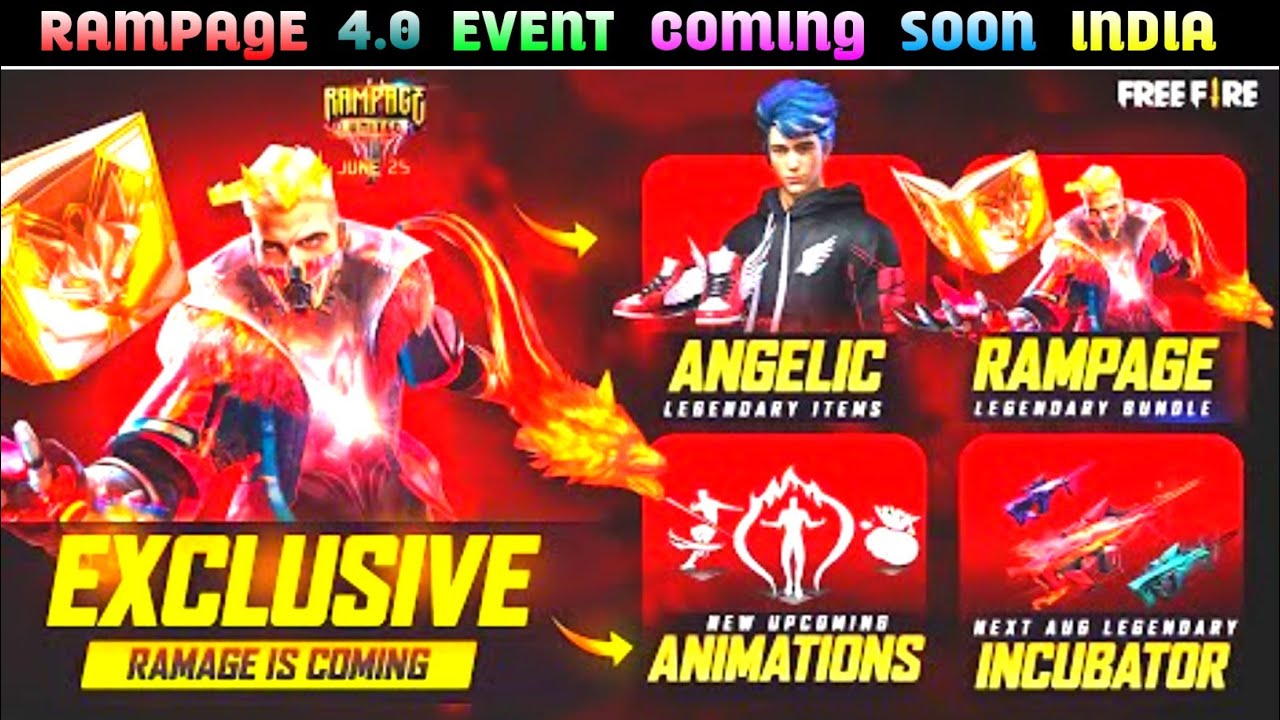 RAMPAGE 4.0 EVO BUNDLE | FREE FIRE RAMPAGE EVENT RETURN | RAMPAGE EVENT ...