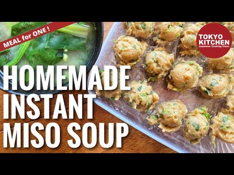 【MEAL FOR ONE】HOW TO MAKE HOMEMADE INSTANT MISO SOUP - YouTube