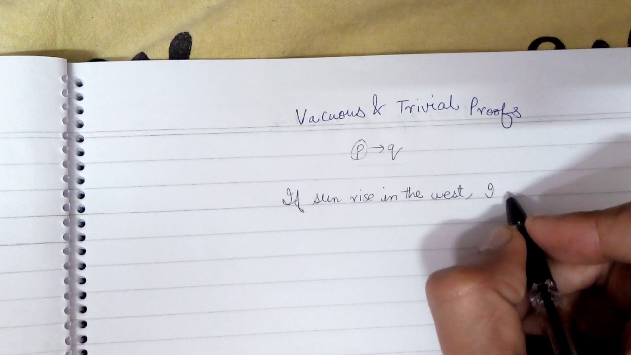 vacuous proof - YouTube
