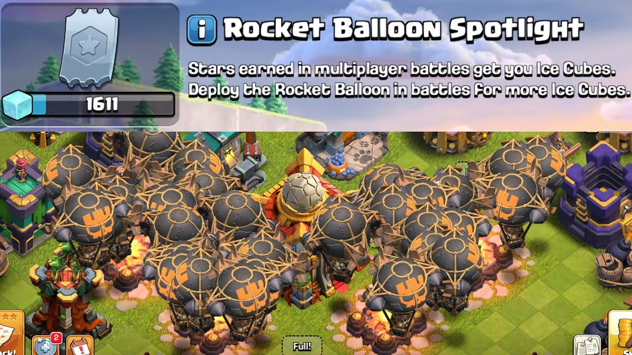 Rocket Balloon Spotlight Event!! Clash Of Clans - YouTube