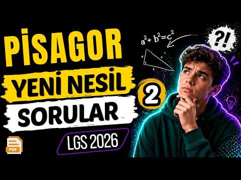 Pisagor'u Fulliyoruz! 📐 8. Sınıf Matematik Yeni Nesil Soru Çözümü - 1 | LGS 2026