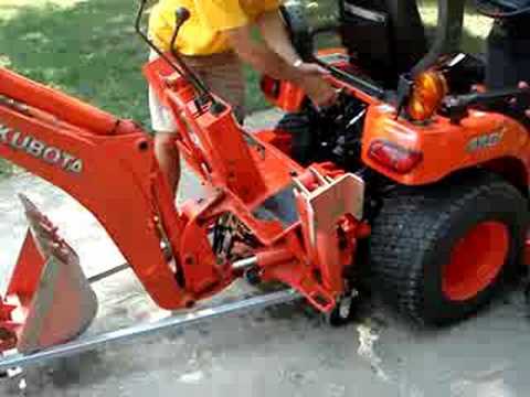 Backhoe Installation demonstration using Bxpanded Backhoe Do - YouTube