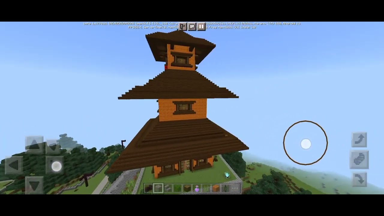 Nepali temple in Minecraft - YouTube