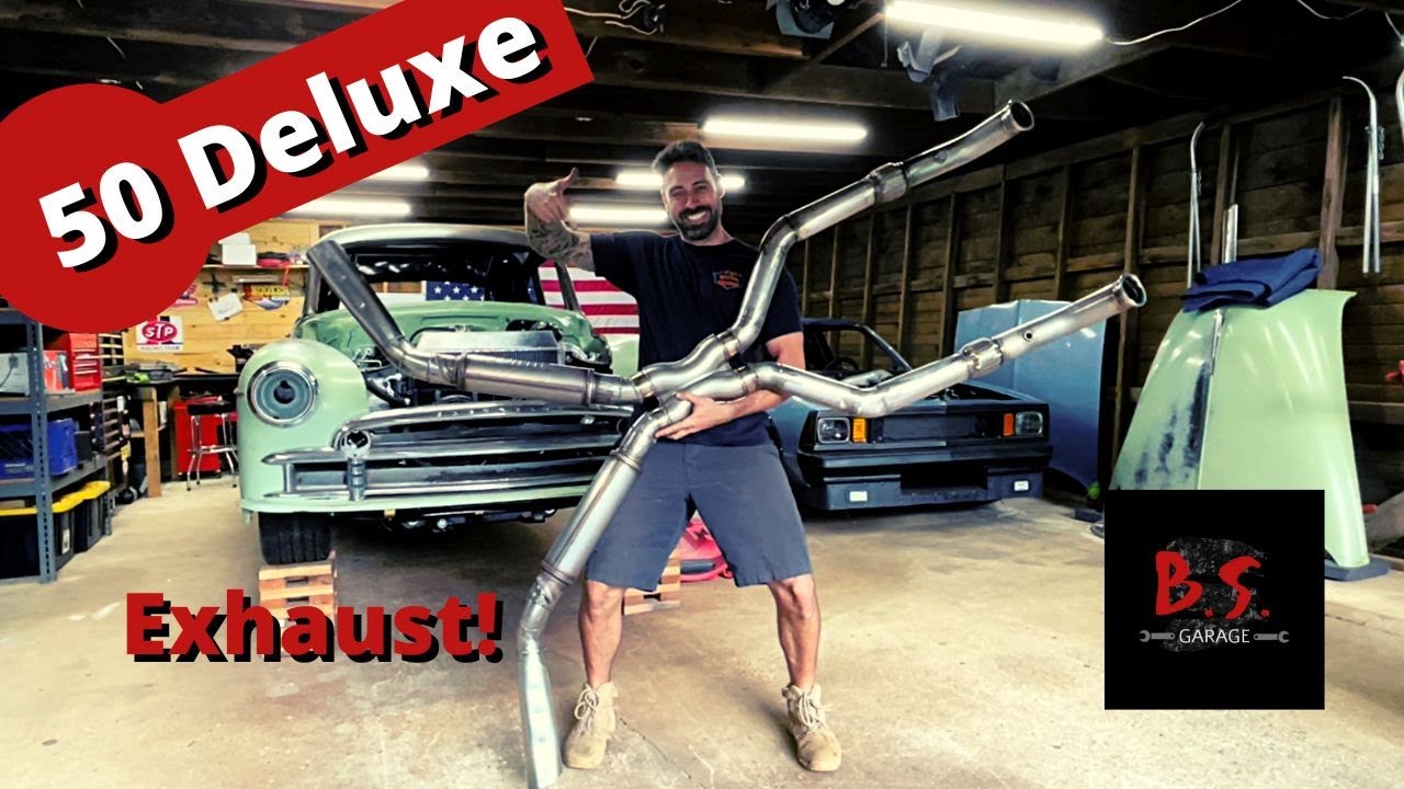Stainless 3 inch exhaust, X pipe, and Flowmaster Flow FX mufflers - YouTube