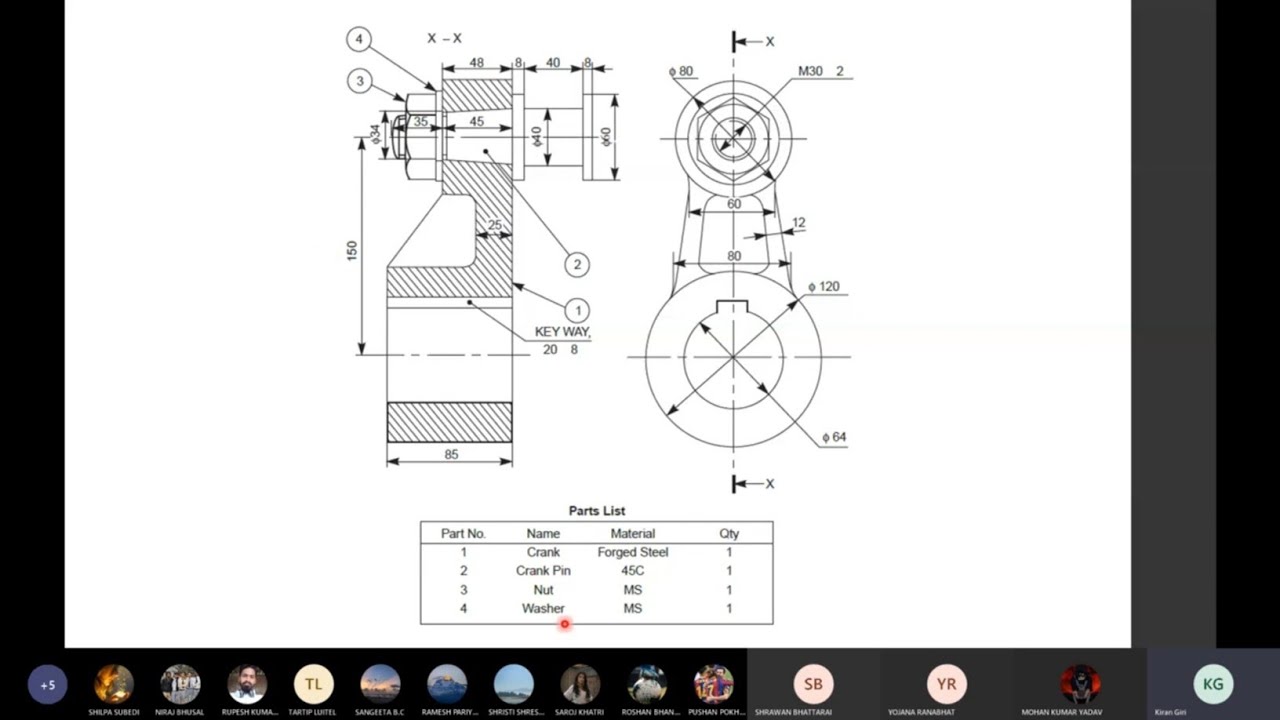 Assembly Drawing complete concept | Engineering Drawing II | Autocad - YouTube