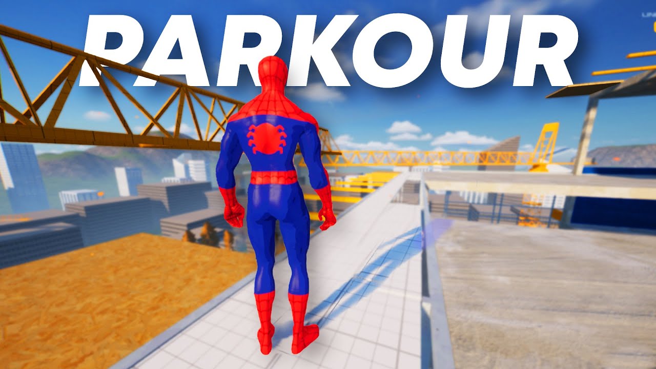 Playing as SPIDER-MAN In a Parkour Game! | Rooftops & Alleys - YouTube