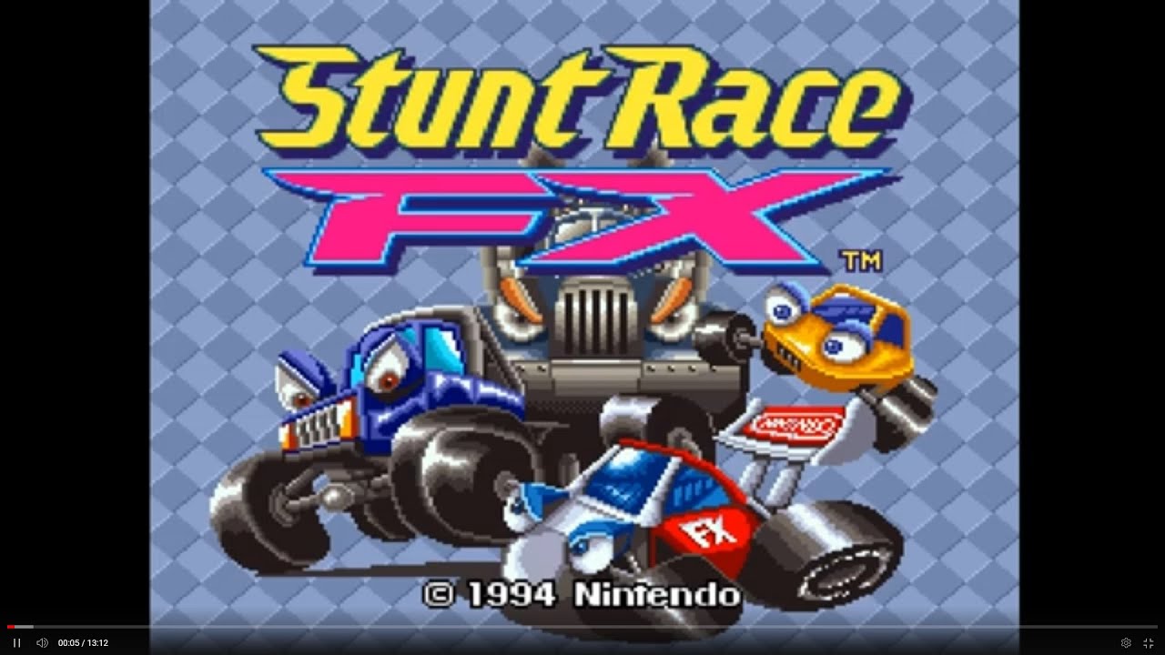 Stunt Race FX / Super Nintendo - YouTube