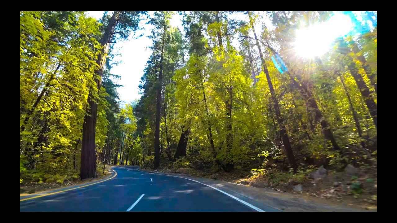 Yosemite Valley scenic drive (peak fall colors) 4k - YouTube