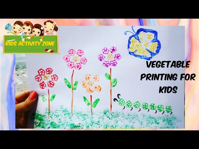 Vegetable Printing Designs For Kids Art For Small Hands: Printing
