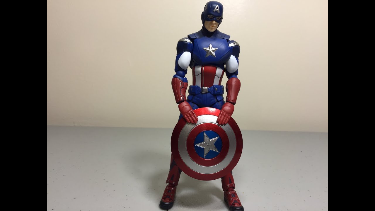 Review Figma Max Factory 226 The Avengers Captain America - YouTube