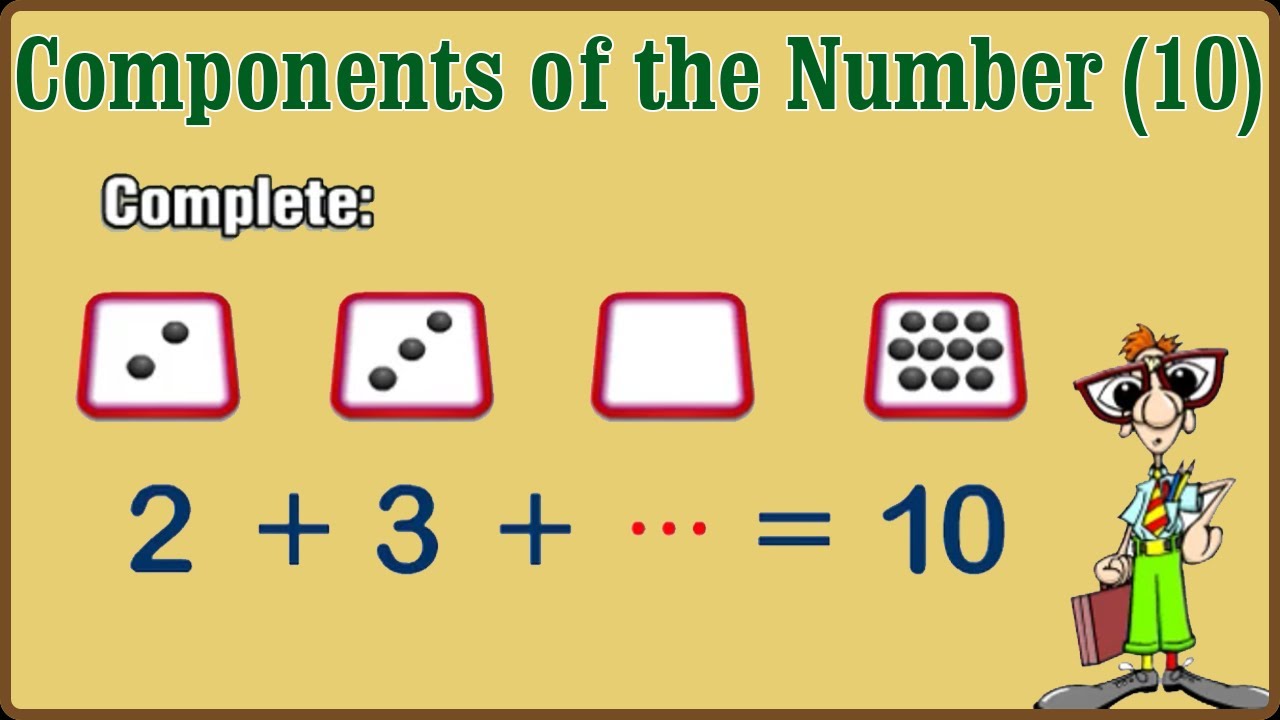 Mathematics - Numbers up to 99 - Components of the Number (10) - YouTube