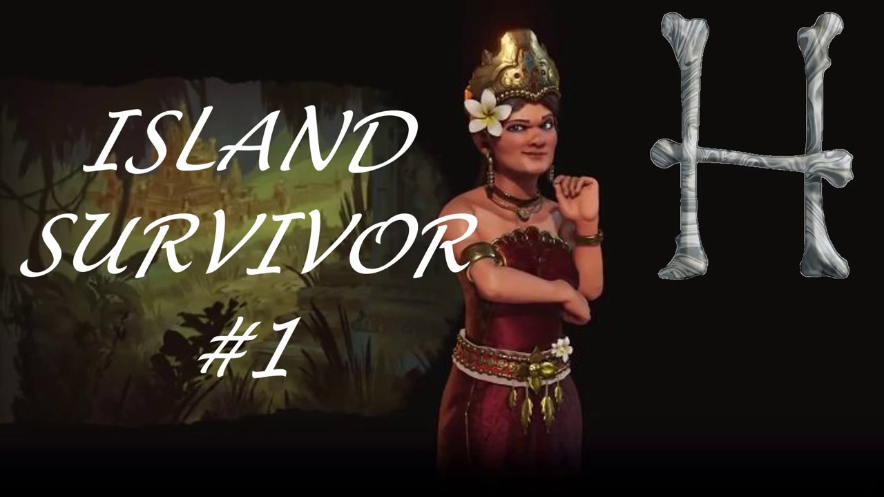 Civilization 6: #1 Deserted Island - Island Survivor - Indonesia ...