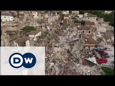 İHA'lar İtalya’daki yıkımı ortaya koydu