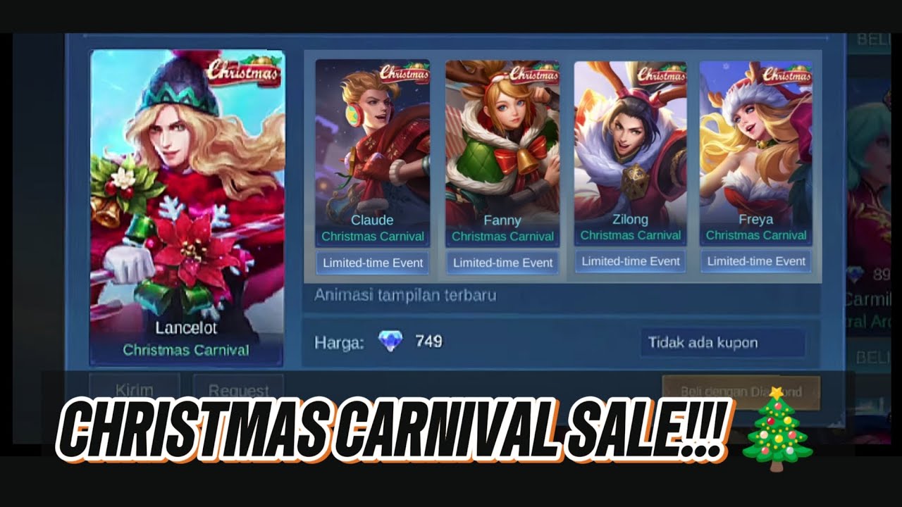 TIME TO CELEBRATE 🎄🎉 ALL CHRISTMAS SKINS ARE ON SALE 🥳🥳🥳 - YouTube