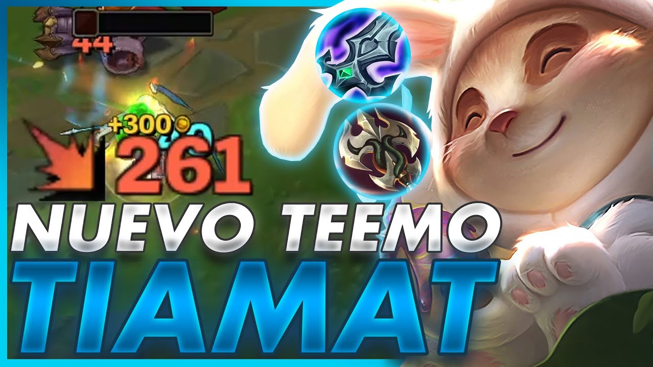 🤮¡TODOS HUYEN AL VER EL NUEVO TEEMO TIAMAT Y SU BUILD MAS ASQUEROSA ...