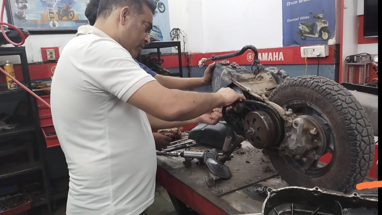 Fascino scooty Engine Repairing ||Fascino ||yamaha #bike #scooty #viral ...