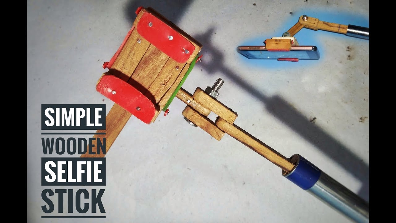Wooden selfie stick | diy | useful for vlogging . - YouTube