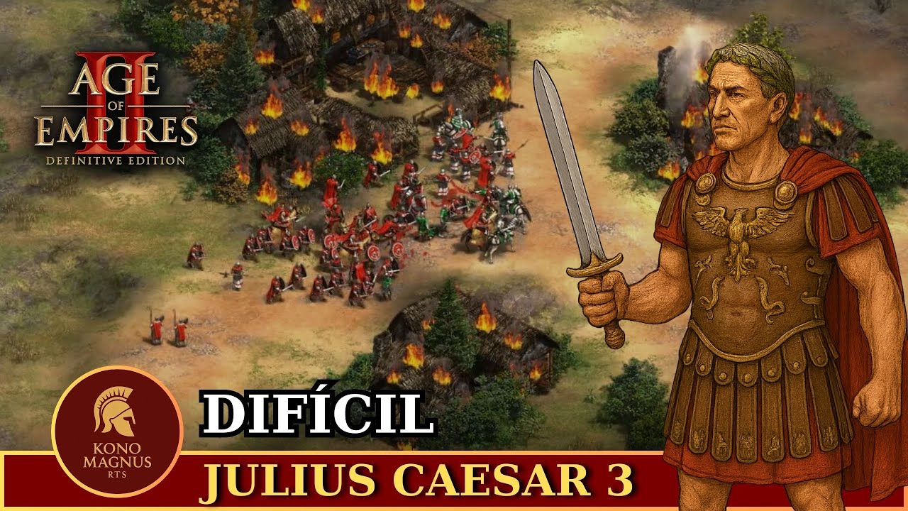 Age of Empires II: DE - [Julius Caesar | Bello Galico] Furor Teutonicus ...