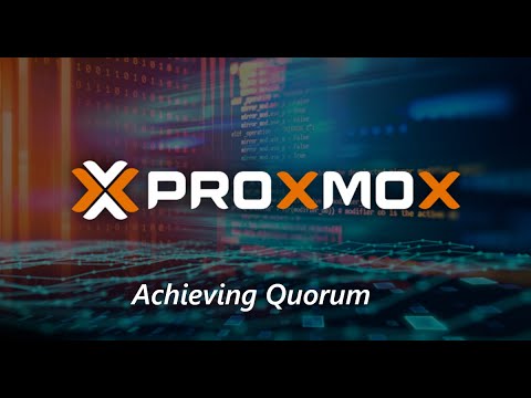 Achieving Quorum in a Two Node Proxmox Cluster - YouTube