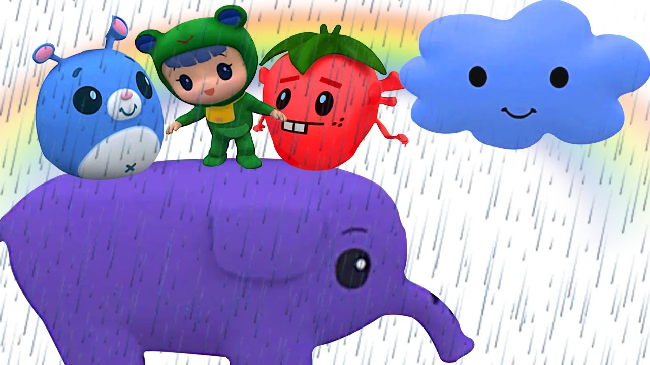 Rubi And Yoyo Animated Series | Jumping Puddles | Rubi And Yoyo Funny ...