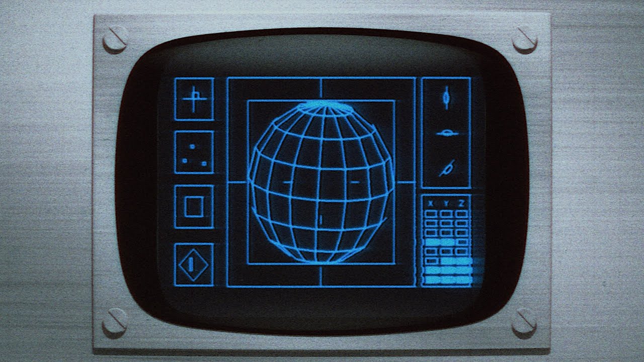 Blender 16mm Simulated Film Test - "Mission Computer" (4K) - YouTube