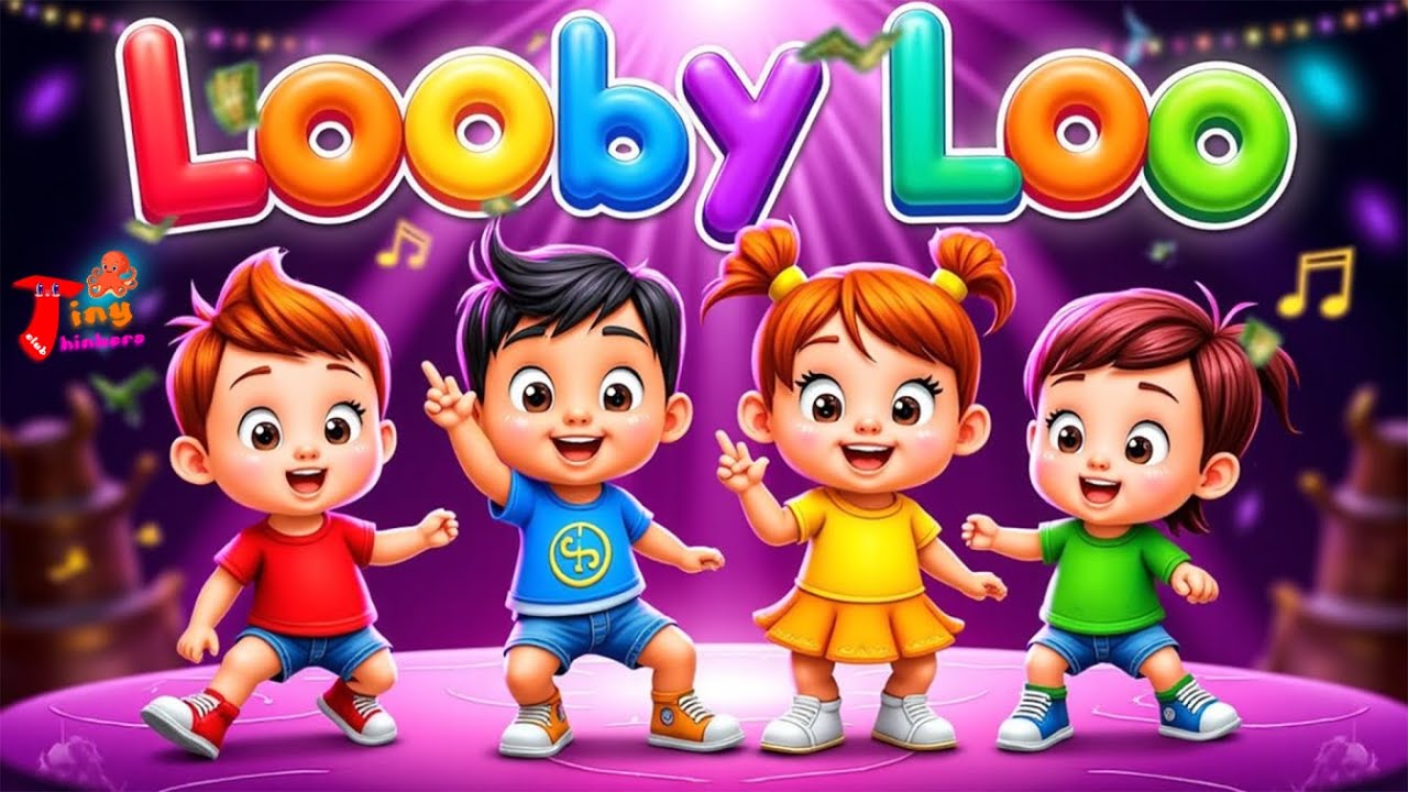 Looby Loo Dance Song | Fun Nursery Rhymes for Kids and Toddlers | Tinny ...
