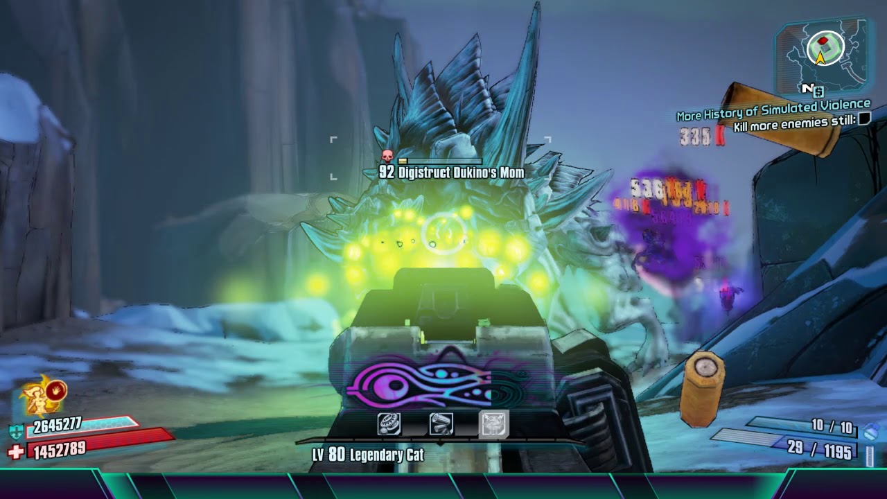 Borderlands 2 - Level 80 OP10 Digi Peak Solo - YouTube