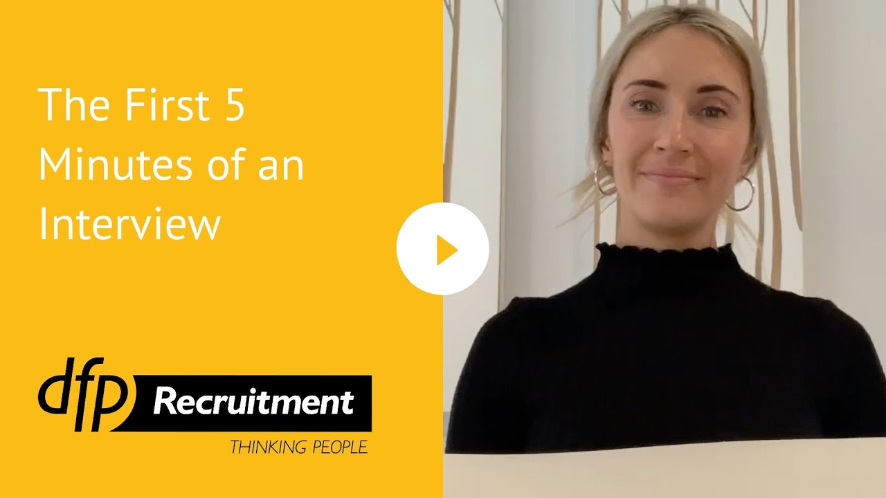 The First 5 Minutes of an Interview - YouTube