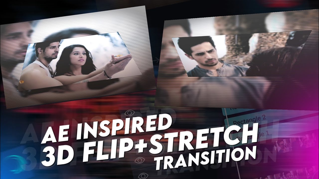 Ae Inspired 3D Flip+Strech Transition|Alight Motion Tutorial - YouTube