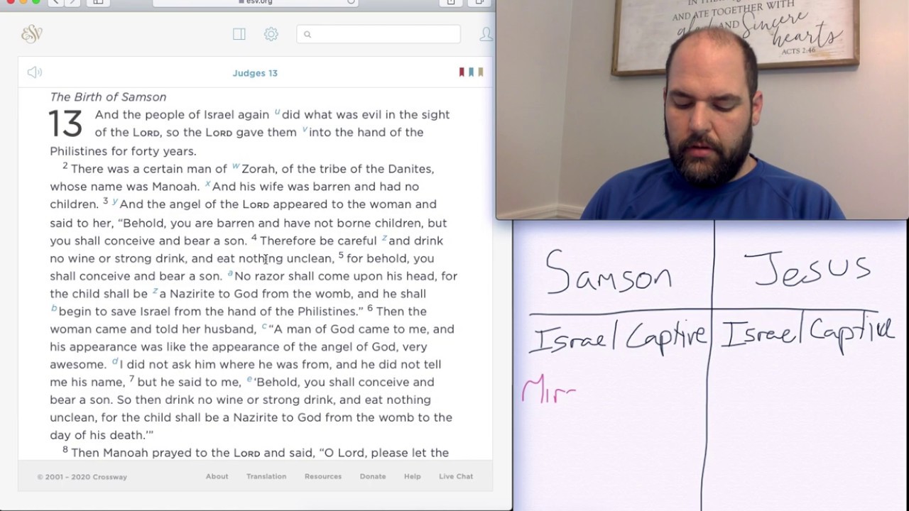 Judges 13 - The Birth of Samson - YouTube