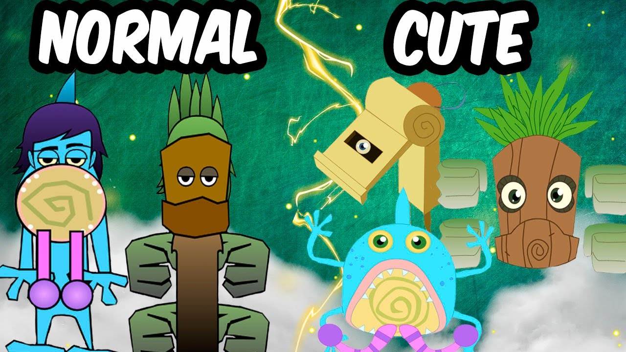 MonsterBox M'DUZZA'S CRYPT NORMAL VS CUTE TLL | My Singing Monsters TLL ...