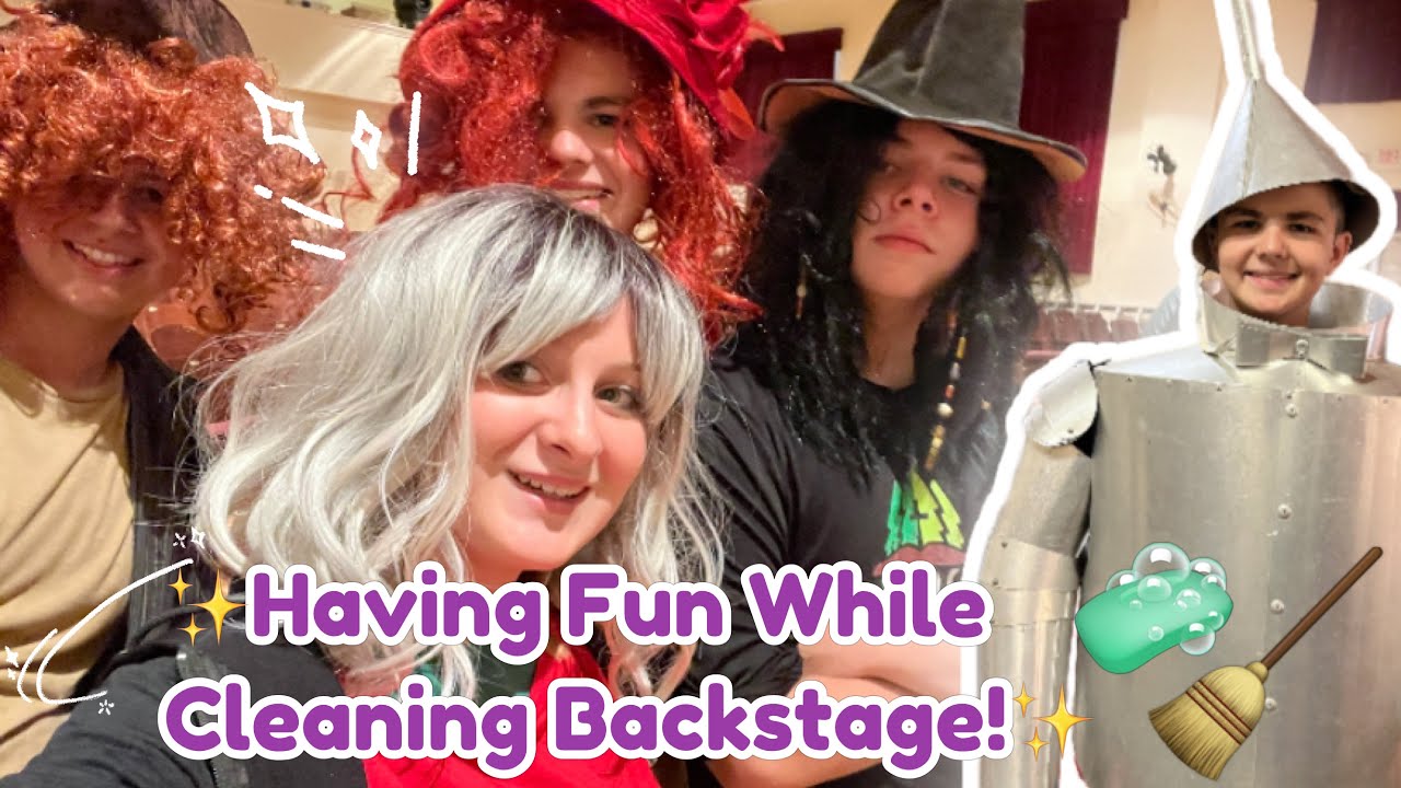 Cleaning Up Backstage & Fun! - YouTube