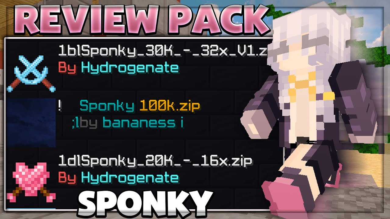 Top 3 Best Sponky Texture Pack | 3FMC Bedwars - YouTube