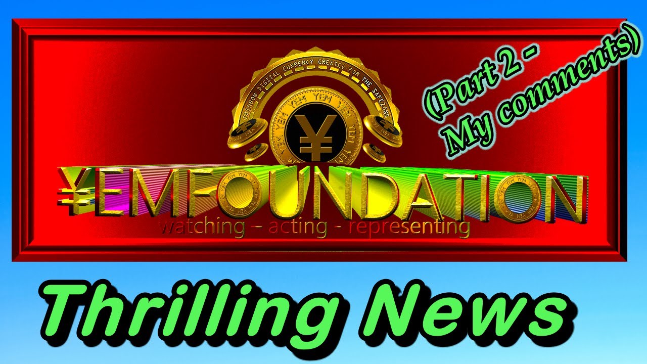 Rainbow Currency and YEM Foundation Thrilling News (Part 2 - My ...