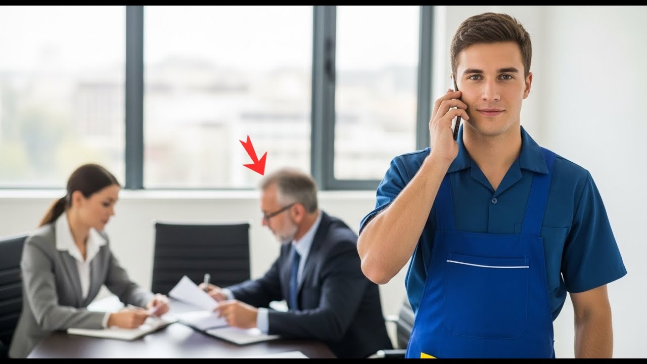 THE JANITOR’S SON SECRETLY ANSWERS THE CALL… AND SAVES THE MILLIONAIRE ...