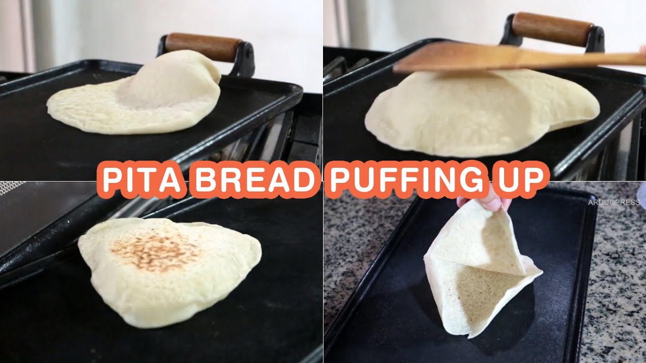 Homemade Pita Bread - Puffing Up - Handmade | food travel story - YouTube