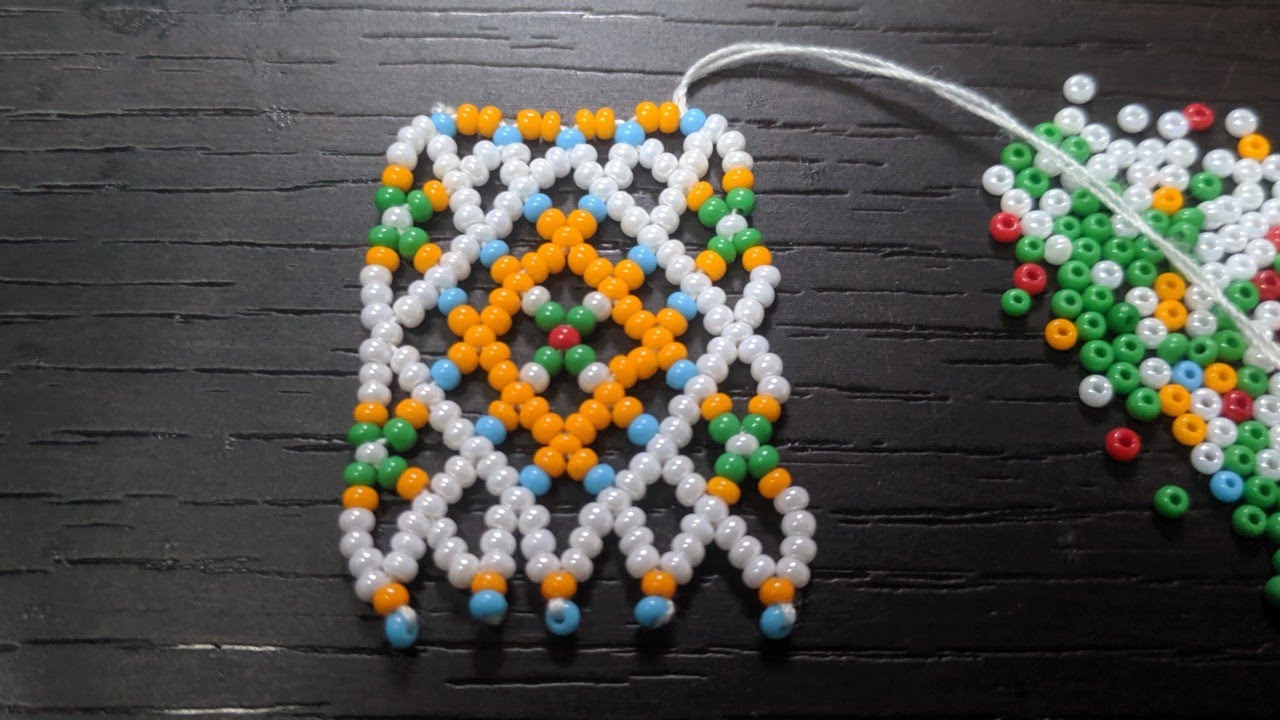 Beautiful 5 moti design tutorial/ Amazing 5 moti square - YouTube