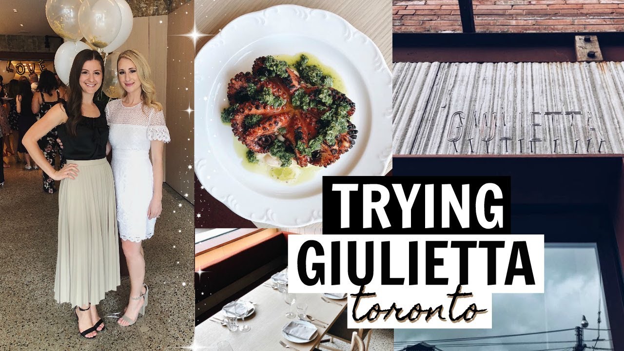 FIRST TIME AT GIULIETTA RESTAURANT TORONTO | Vlog - YouTube