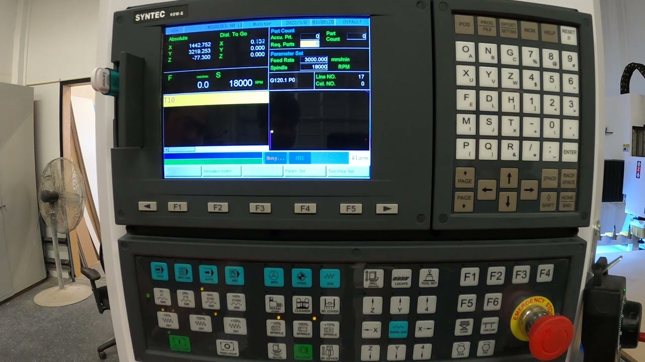 SYNTEC CNC CONFIGURACION DE EJE Z - YouTube