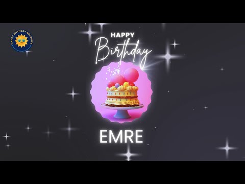 Emre’ye Özel Mutlu Yıllar Şarkısı 🎶 | Unutulmaz Doğum Günü Kutlaması! İyi Ki Doğdun Emre