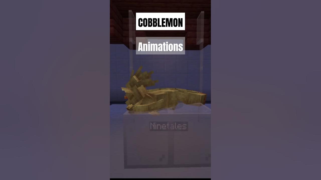 Vulpix Ninetails Animations:Cobblemon Minecraft Pokemon #cobblemon #pokemon #minecraft # ...