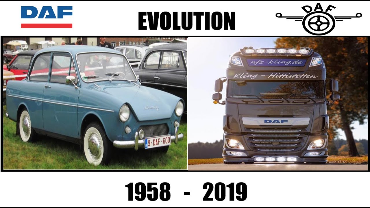 DAF - EVOLUTION (1958-2019) - YouTube