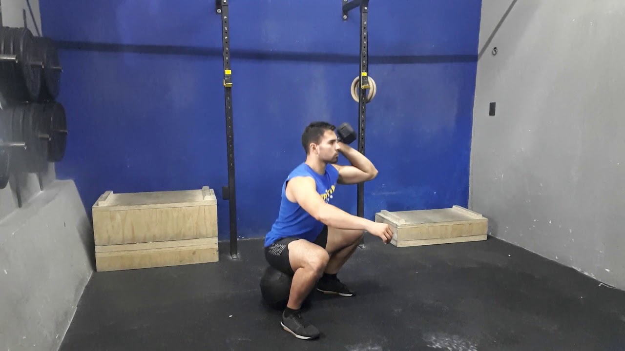 One Arm DB Front Squats - YouTube