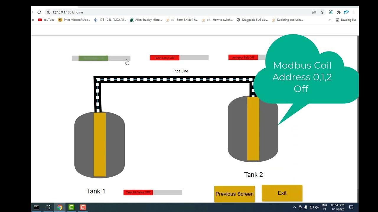 WEB SCADA ,SignalR Scada,HTML,CSS,JAVASCRIPT SCADA ,WEB MODBUS SCADA ...
