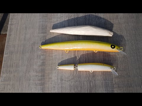 El yapımı Maket Balık Sudak sahtesi (gece avları için)