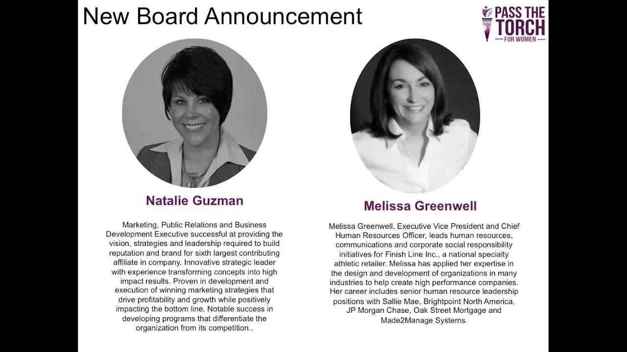 Learn the ways that you can Pass the Torch for Women! - YouTube